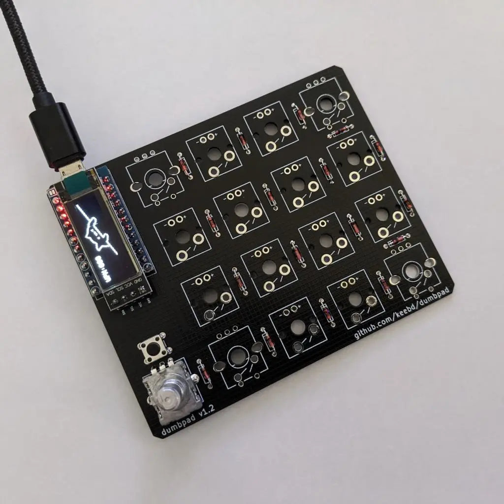 Dumbpad OLED Macropad Keyboard Kit – KEEBD